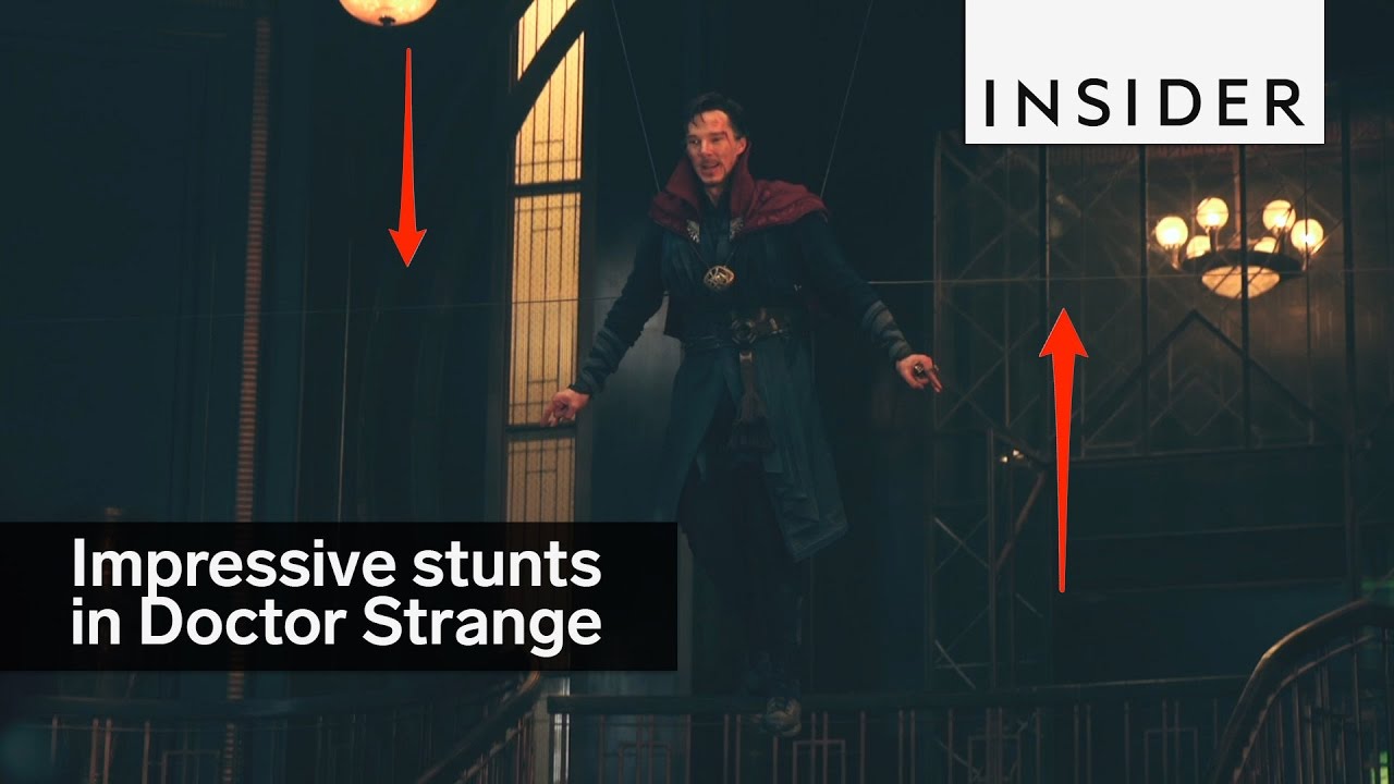 There's a lot of impressive wire stunts in 