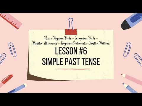 [#6] SIMPLE PAST TENSE | SLEM in English 7 | Modular Distance Learning | DepEd MELCs
