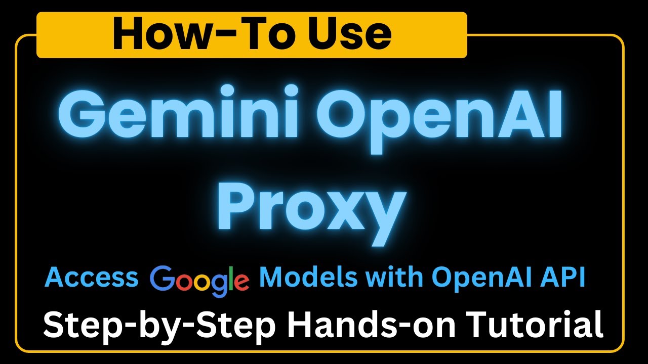 Gemini OpenAI Proxy - Access Google Models with OpenAI API
