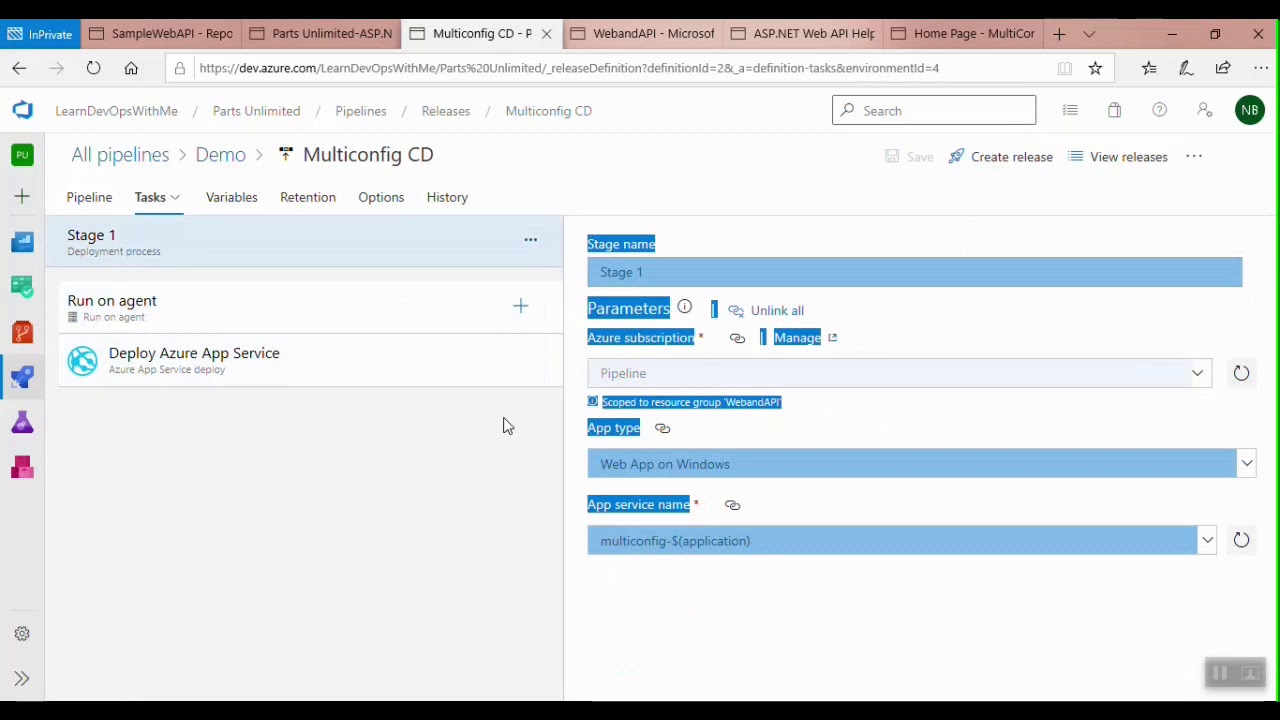 Azure Pipelines parallel deployment