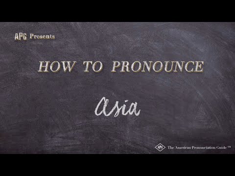 How to Pronounce Asia (Real Life Examples!)