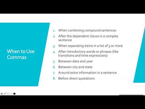 Comma Rules