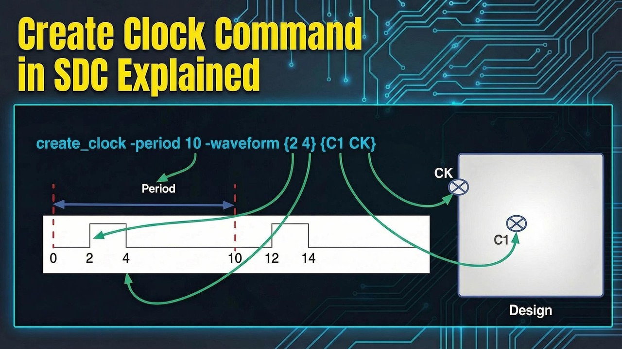 Create Clock Command in SDC Explained