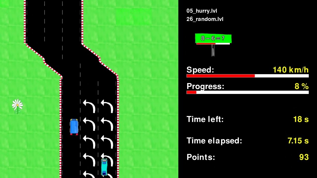 Math Racer gameplay