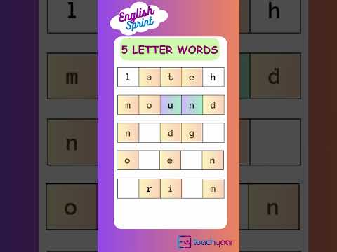 5 Letter Words | Word Game