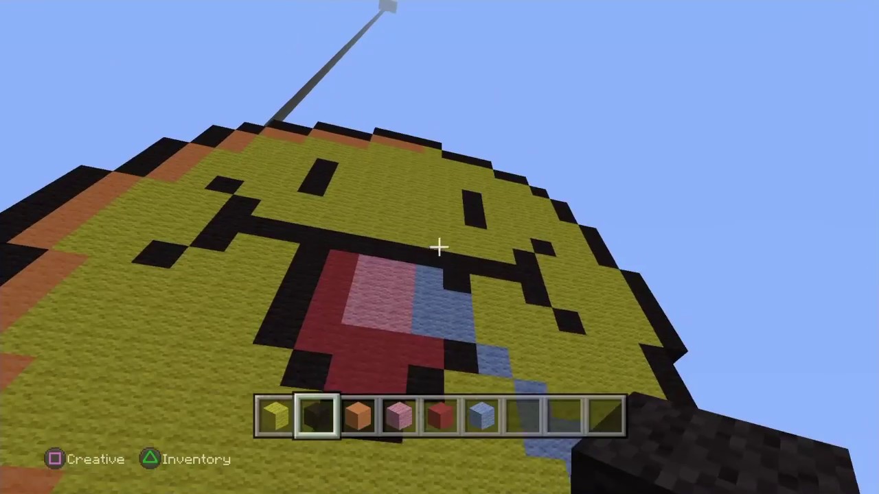 Derpy Face Pixel Art | Minecraft PS4 (Part 1)