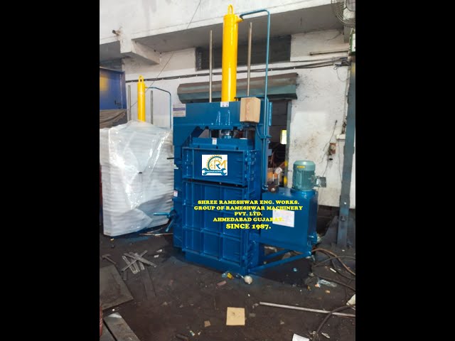 Hydraulic Baling Machine - Industrial Twin Rotatable Box Baling Machine ...