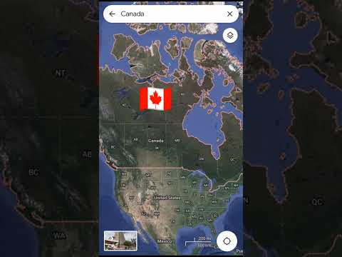 Finding Canada on google maps Map of Canada🇨🇦#canada #googlemaps