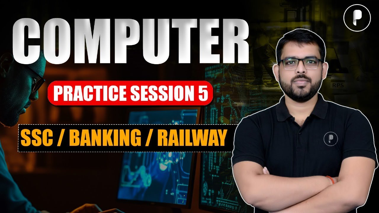 Computer Practice session 5 | SSC CGL, CHSL, Railway,  IBPS RRB  Bank PO & clerk