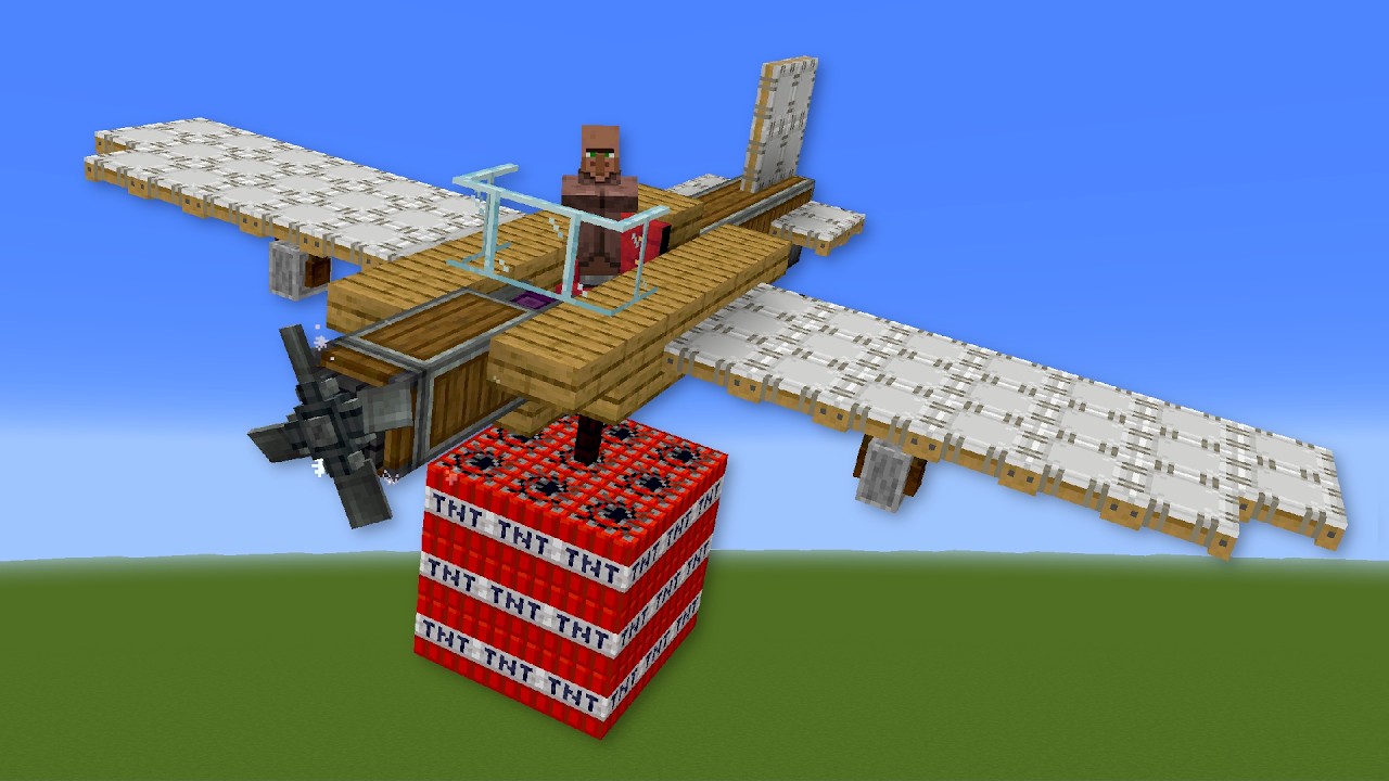 Making a working bomber plane in Create Aeronautics