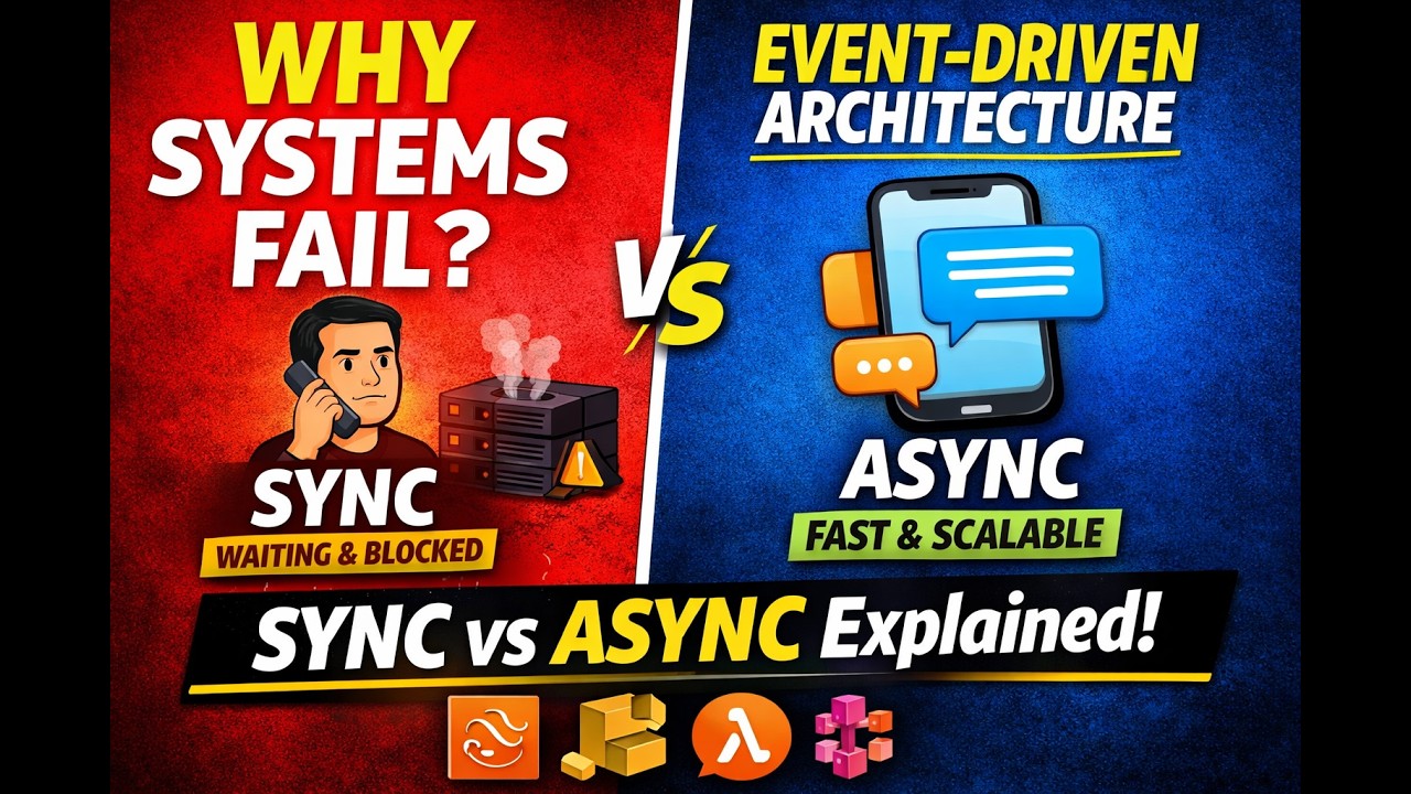 Why Systems Fail? Event-Driven Architecture vs Traditional | Sync vs Async Explained