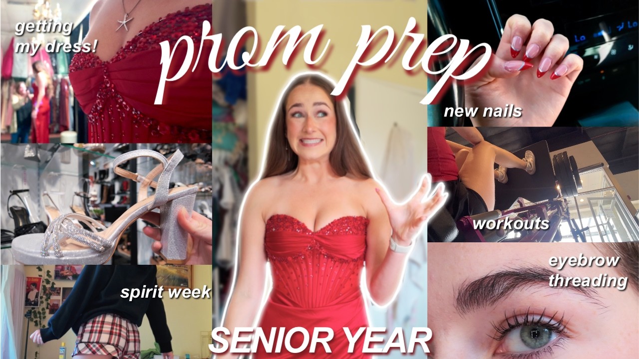 the WEEK before prom… 💋 | senior prom week, appointments, shopping, + more!!
