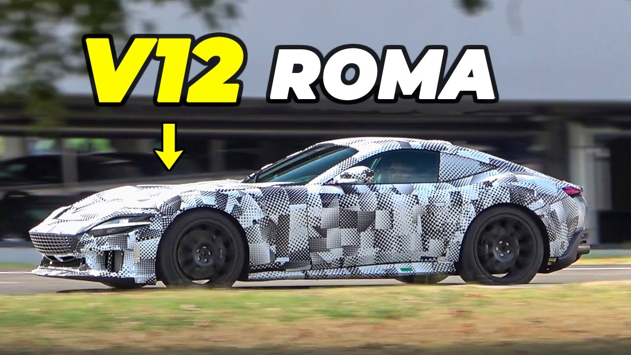 Stretched Ferrari Roma With V12 Engine Previews 812 Successor ...