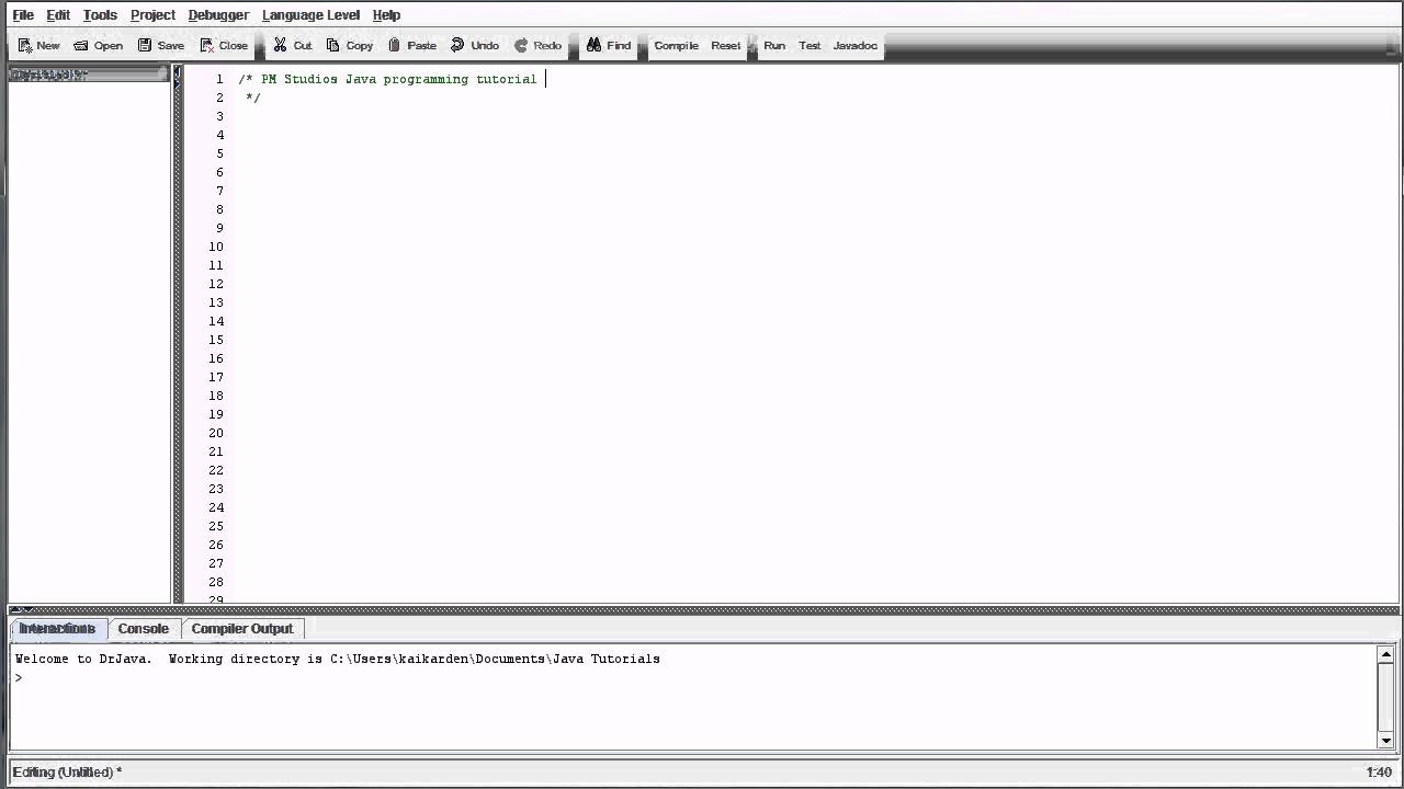 Java Programming Beginners Tutorial #1 - Getting Started (obligatory Hello World)