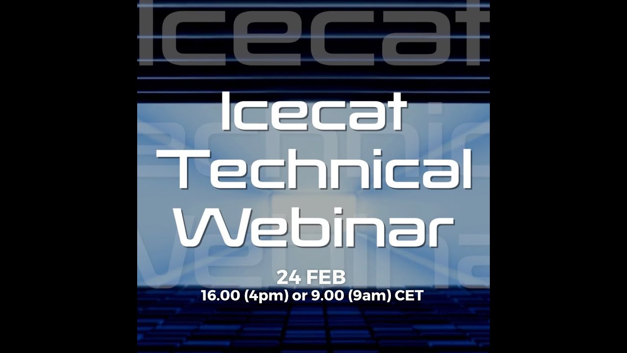 Webinar “Icecat LIVE Integration”