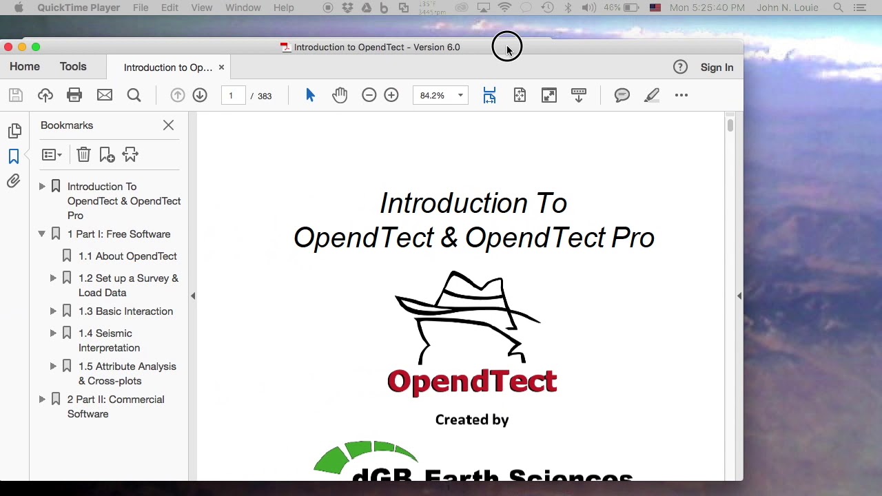 Geol 755 OpendTect Tutorial 161107