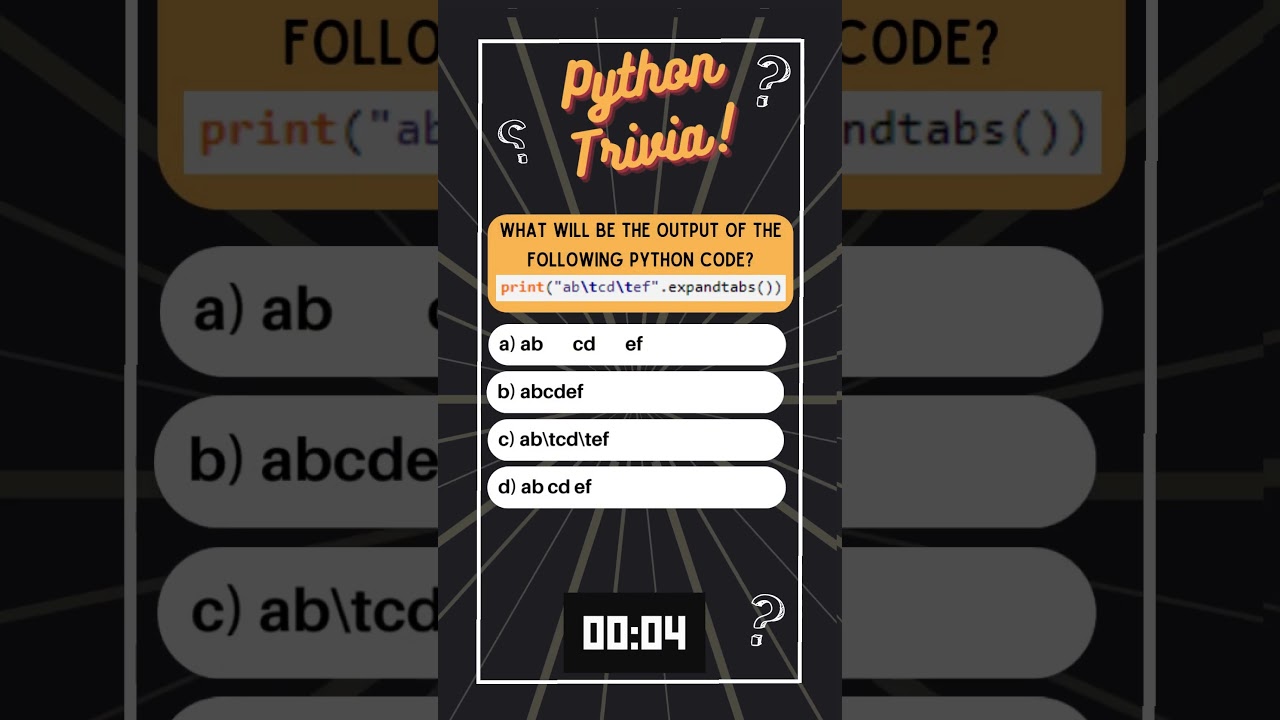Python Trivia   String 61 #coding #python #techcommunity #shorts #trending #viral #datascience
