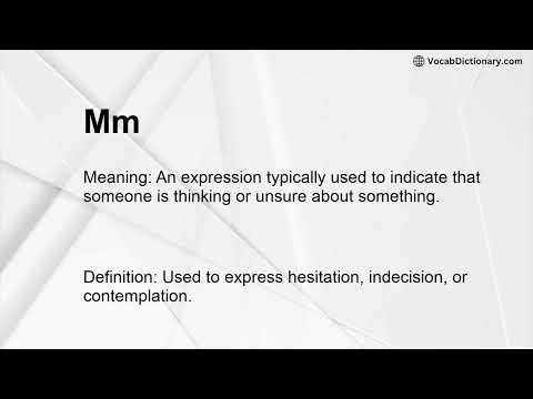 Mm Meaning