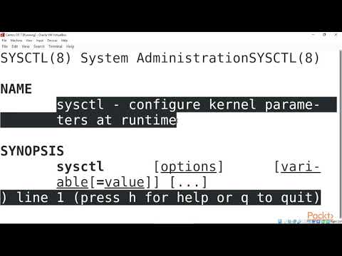 Learn Hands on Linux Host Security for SysAdmins Enabling Services with Systcl | packtpub com ...