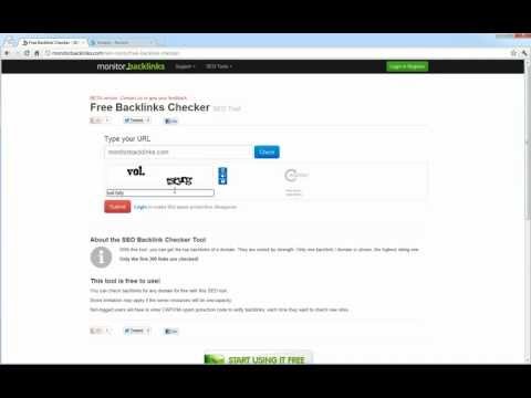 Free Backlink Checker by Monitor Backlinks