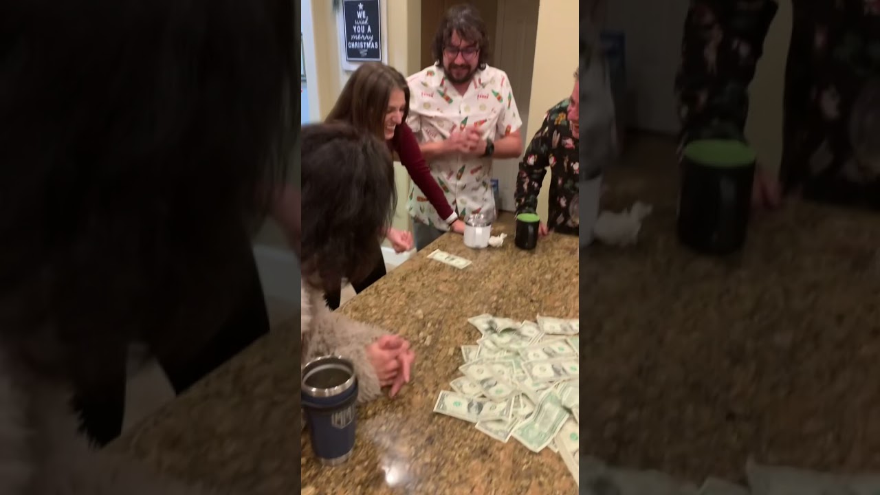 Christmas Shenanigans. Left, Right, Center Dice game tradition. #christmas #family