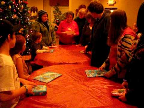 The Right and Left Families Game at my family's Christmas Party