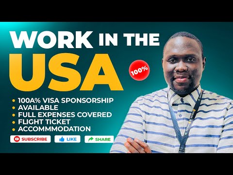 Visa Sponsorship Jobs in the USA ????????/ These companies are hiring foreigners to work in the USA
