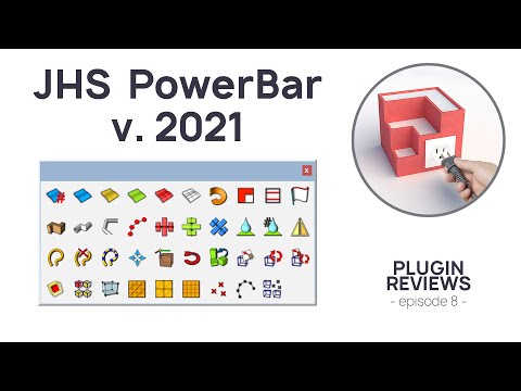 JHS PowerBar 2021 in Sketchup - Plugin Tutorial