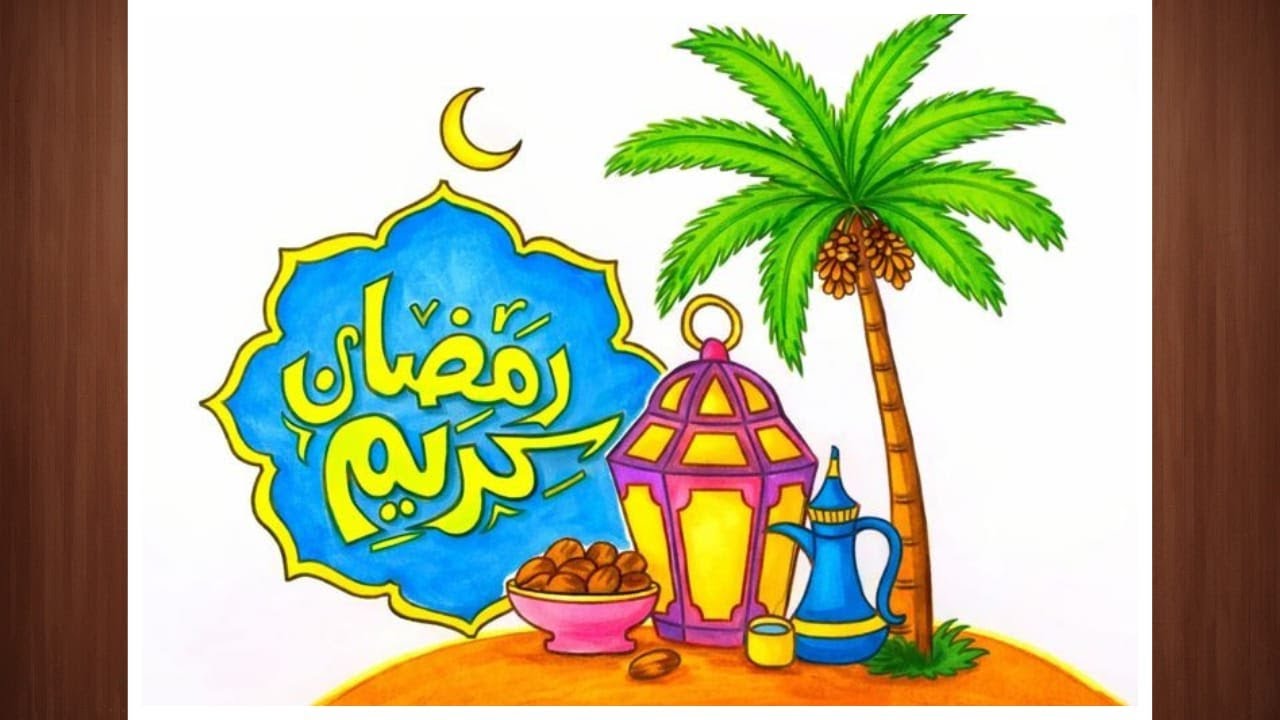 Ramzan Festival Drawing Step by Step| Drawing for Ramadan Mubarak | Easy Drawing Ideas for Beginners