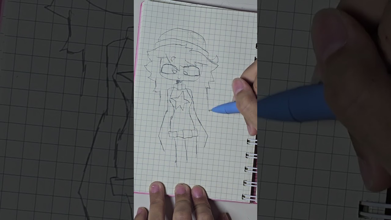 Drawing Gigi from Dandy's World in 20 Seconds #animation #drawing #gigi #dandysworld