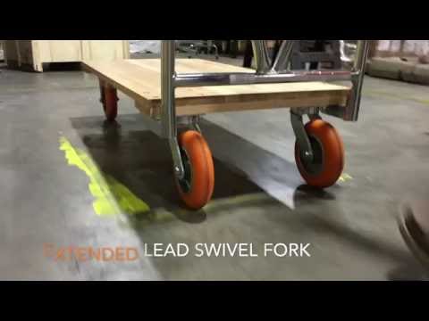 The Cure for Caster Flutter? Extended-Lead Swivel Casters