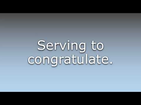 What does Congratulatory mean?