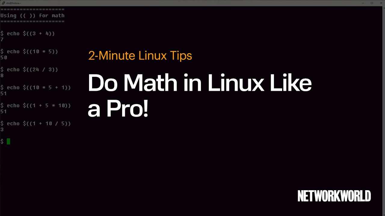 How to Do Math in the Command Line Using Double Parentheses