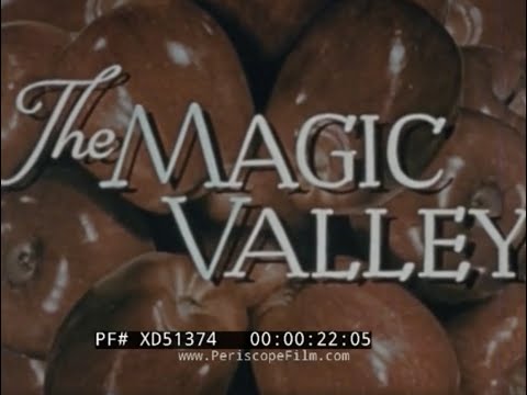" THE MAGIC VALLEY " 1940s WASHINGTON STATE APPLE INDUSTRY PROMO FILM WENATCHEE, WASH. XD51374