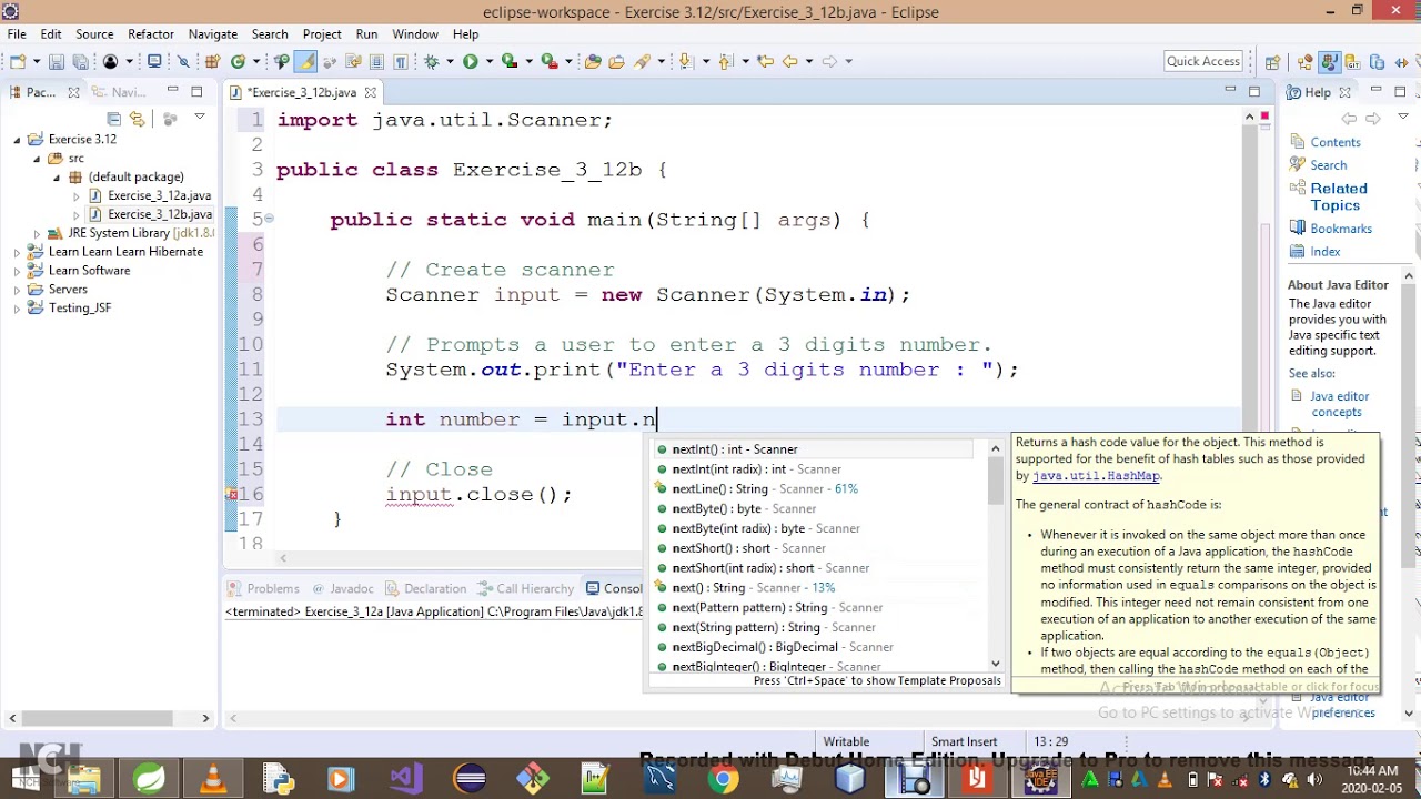 Introduction To Java Programming   Exercise 3 12b