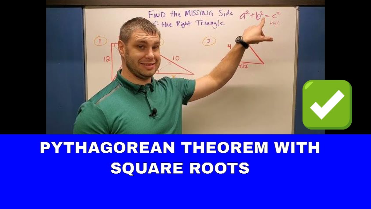 Use the Pythagorean Theorem to find Missing Sides of a Right Triangle