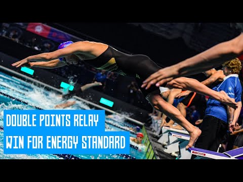 Sarah Sjöström helps Energy Standard win 4x100m Freestyle win | ISL Indianapolis |