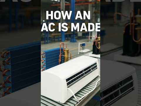 How an Air Conditioner Is Made ❄️ | Inside the Factory #fastcooling #coolpower #passivecooling