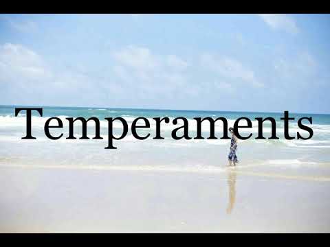 How To Pronounce Temperaments🌈🌈🌈🌈🌈🌈Pronunciation Of Temperaments