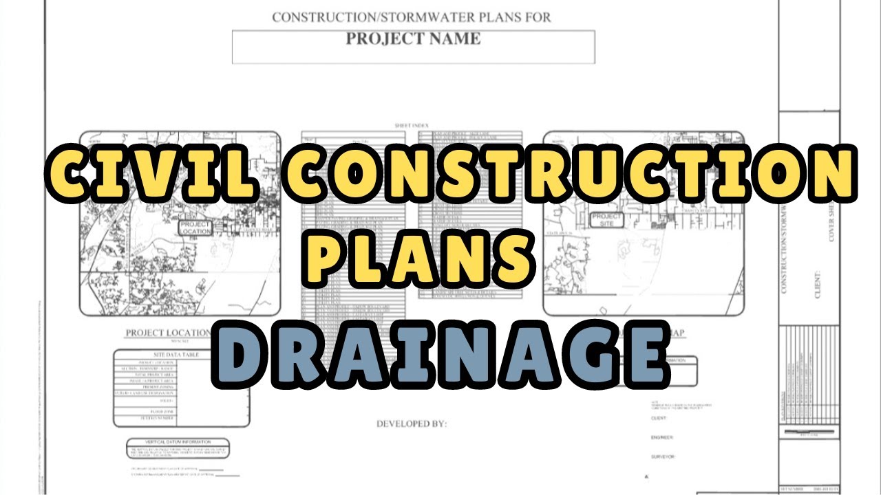 How to Read Drainage Plans