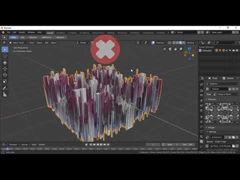 JsPlacement in Blender | Displacement map generator.