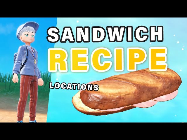All Humungo Power Sandwiches and recipes in Pokemon Scarlet and Violet