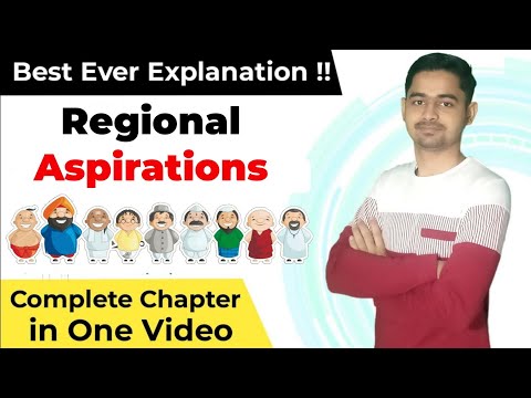 Regional Aspirations Class 12 Full Chapter | 12th Class Political Science | English/Hindi