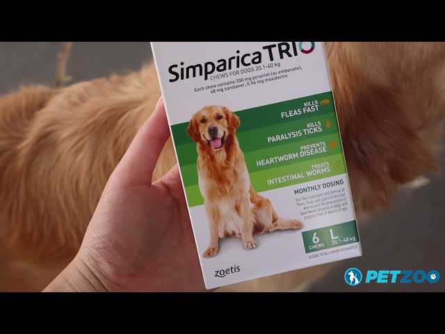 Dog,Veterinary,Petcare Medicine - Simparica Trio TABLET 40-60 Kg Trader ...