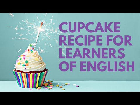 How to Make Vanilla Cupcakes deep li…: English ESL video lessons