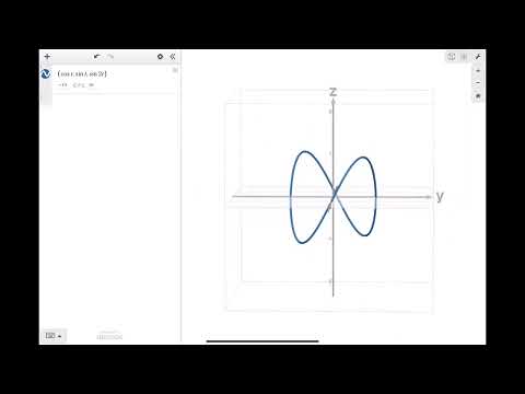 Harder 2D and 3D Curves Desmos Examples - Lesson 10 Further Vectors - Extension 2