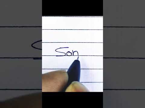 #english #handwriting #youtubeshorts #writing #name #angel #calligraphy #englishhandwriting #sonali