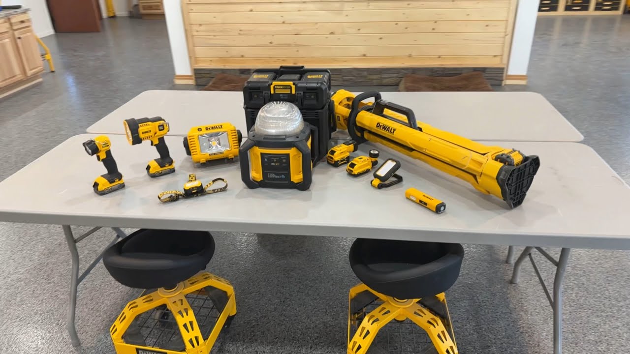 DeWALT Lighting Lineup Tested: Best Work Lights, Flashlights & Spotlights for Pros! #dewalt