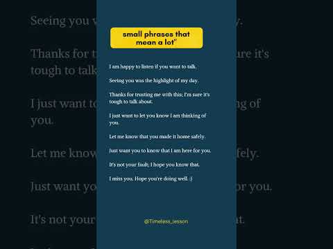 Small phrases that means a lot #psychology #quotes #motivation