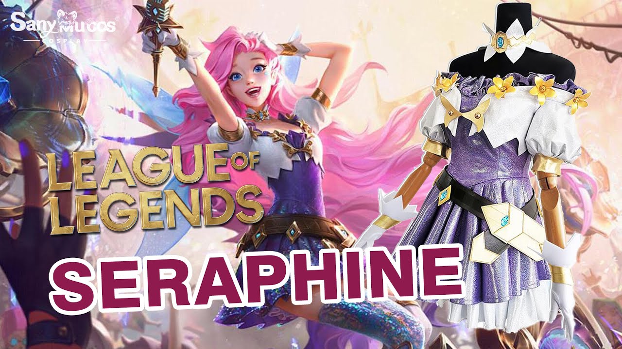 【SanyMuCos】League of Legends Seraphine Cosplay Costume Detail Show